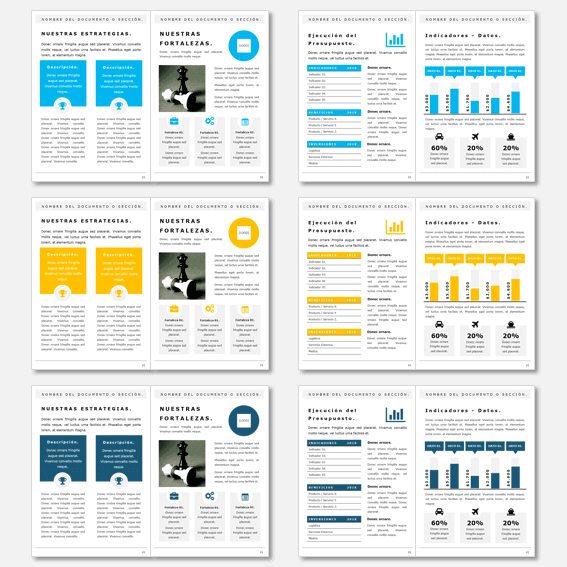 Plantillas para crear un dossier