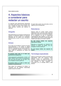 Cómo redactar un escrito